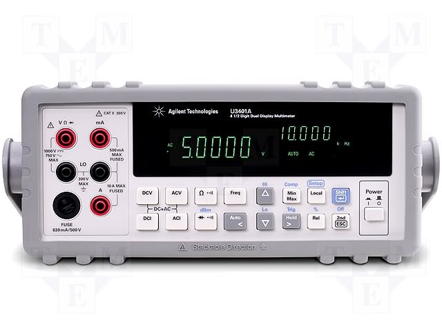 Мултиметър настолен U3401A Настолен мултиметър; 2x VFD 4,5 цифри; 10u ...